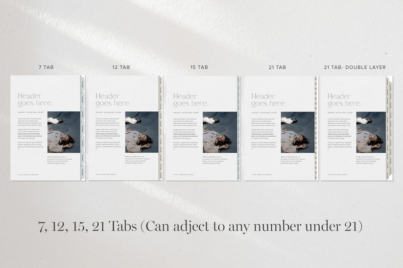 Editable Digital Tab Document Kit Canva Template – Tabitha Emma