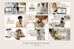 Youtube Thumbnail Canva Template for Business and Coaches Channels – Tabitha Emma